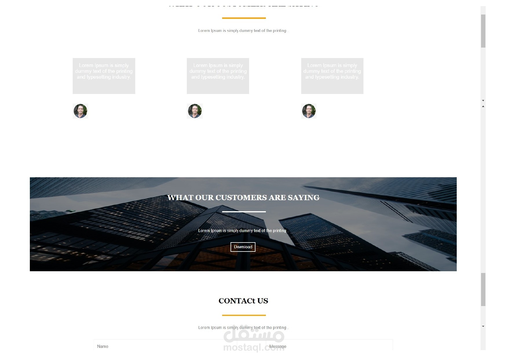 موقع لشركة سياحة HTML - CSS - Bootstrap | AXIT | مستقل