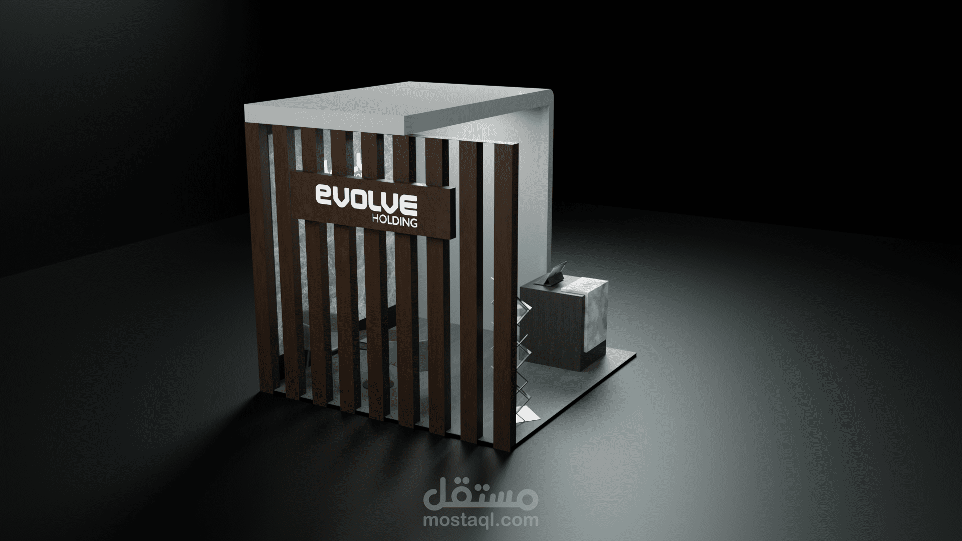 Evolve Holding Booth Event | 3D Modeling | مستقل