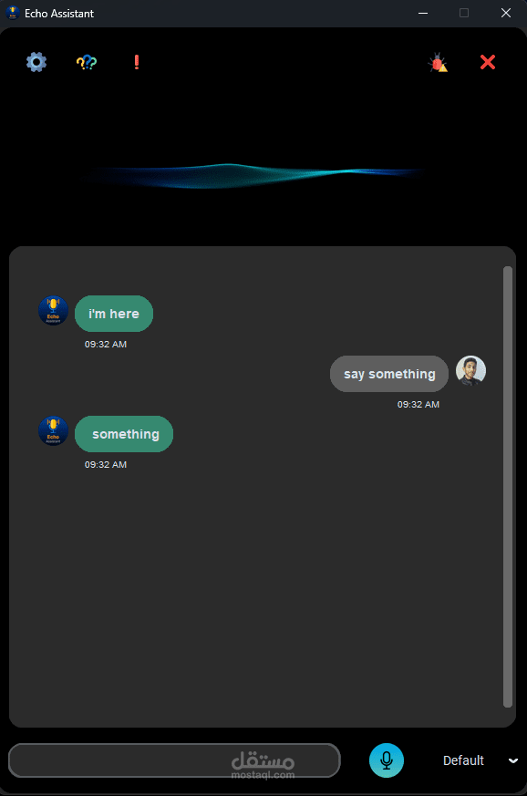 Echo assistant | مستقل