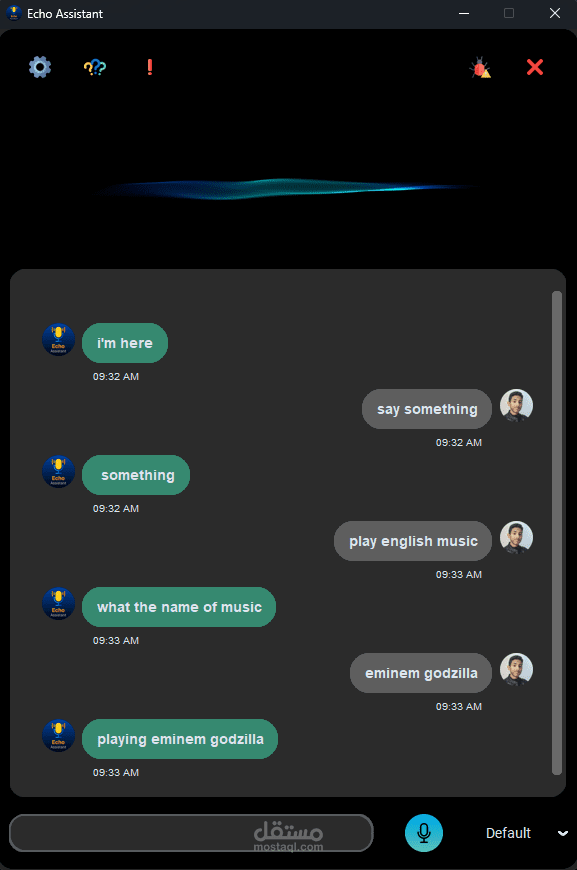 Echo assistant | مستقل