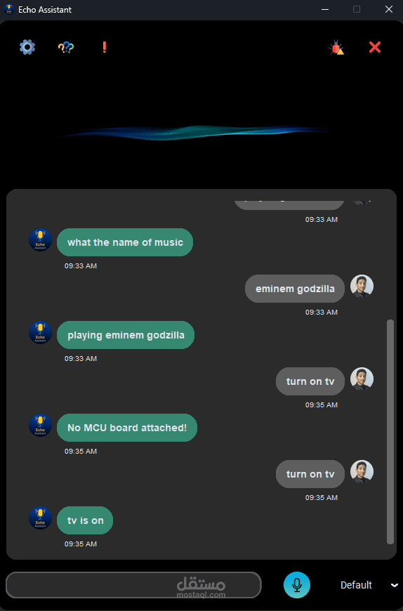 Echo assistant | مستقل