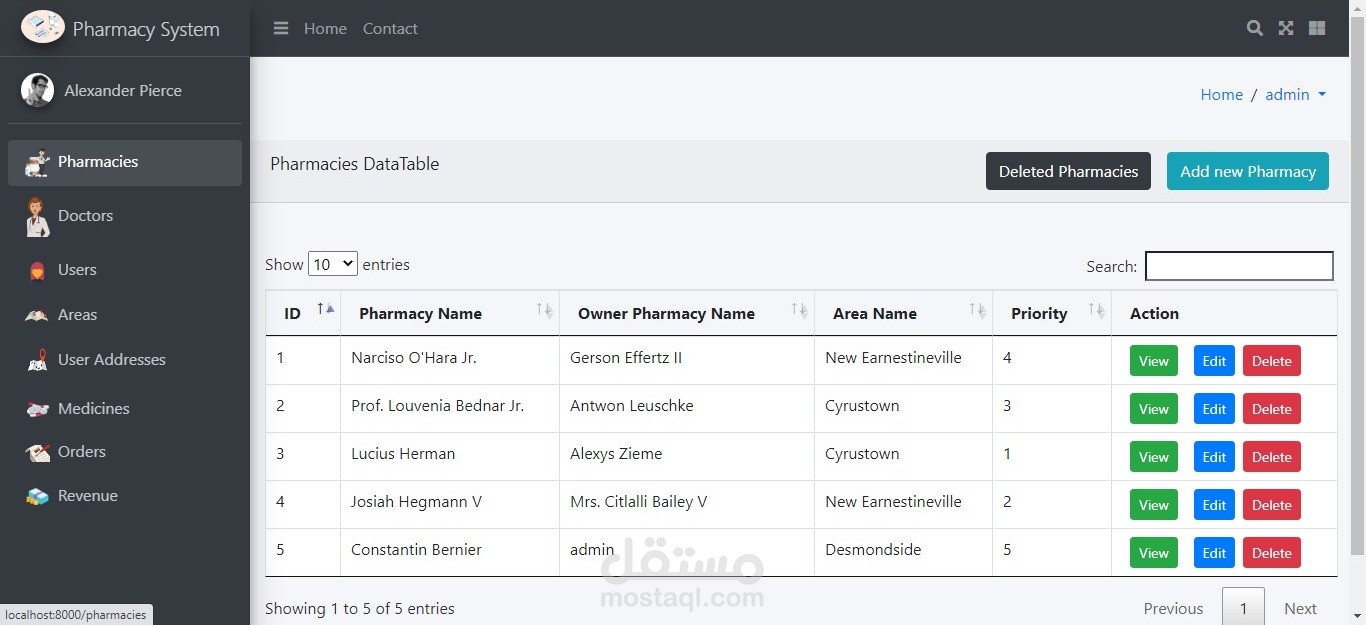 Laravel Pharmacy System | مستقل