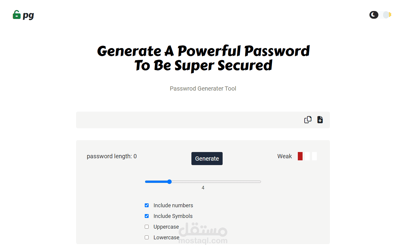 Password generator | مستقل