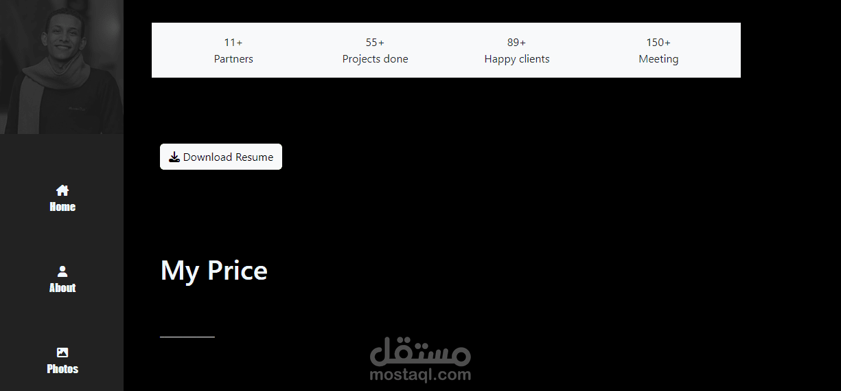 Cv Buy Html And Css And Bootstraps مستقل 