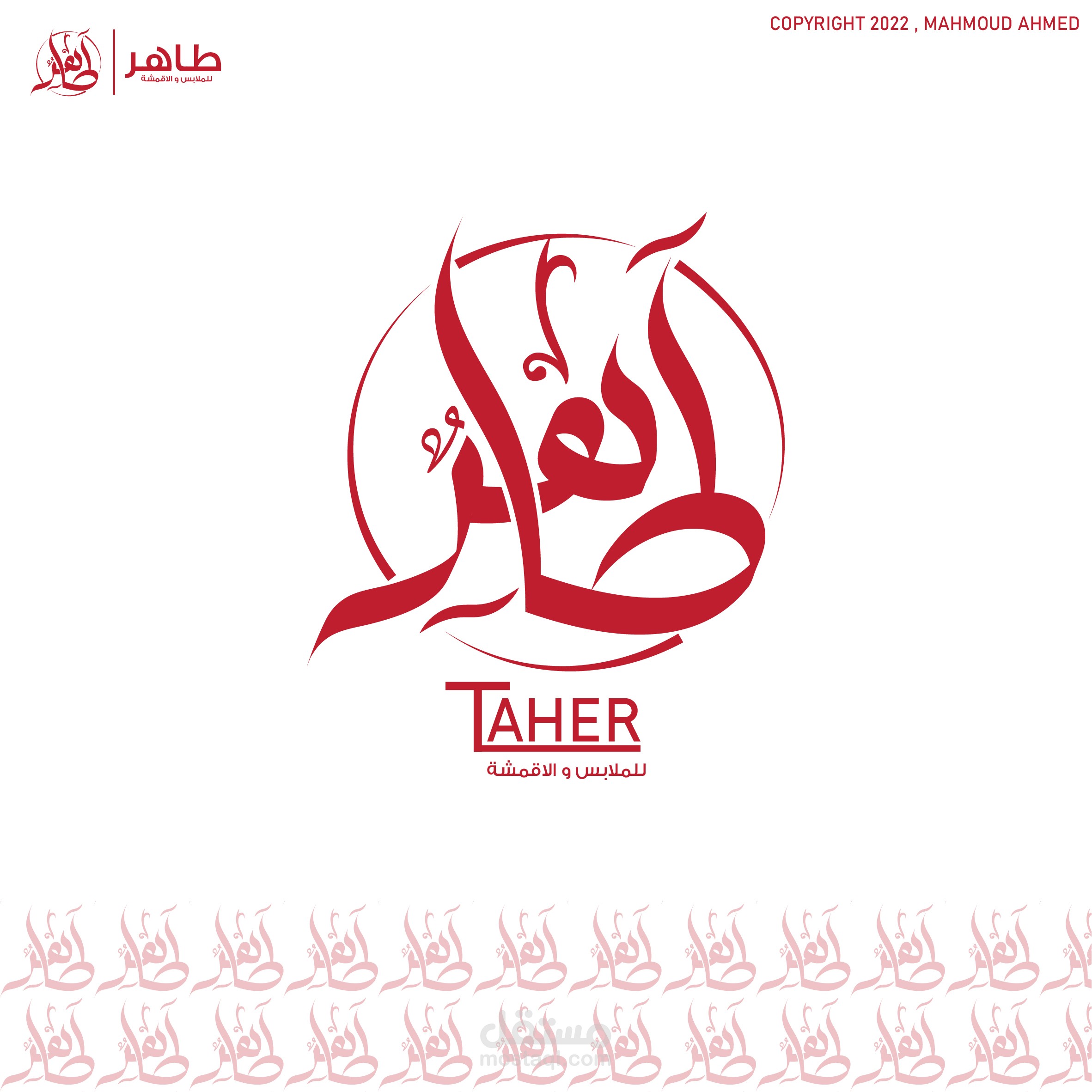 تصميم شعار وهوية بصرية كاملة | مستقل