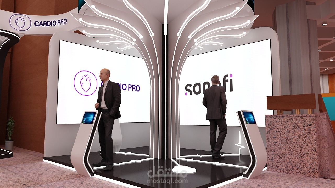 Sanofi EG cardio Alex booth 2022 | مستقل