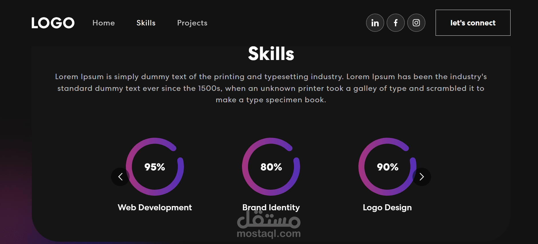 تصميم مواقع Html Css Bootstrap Js And React مستقل
