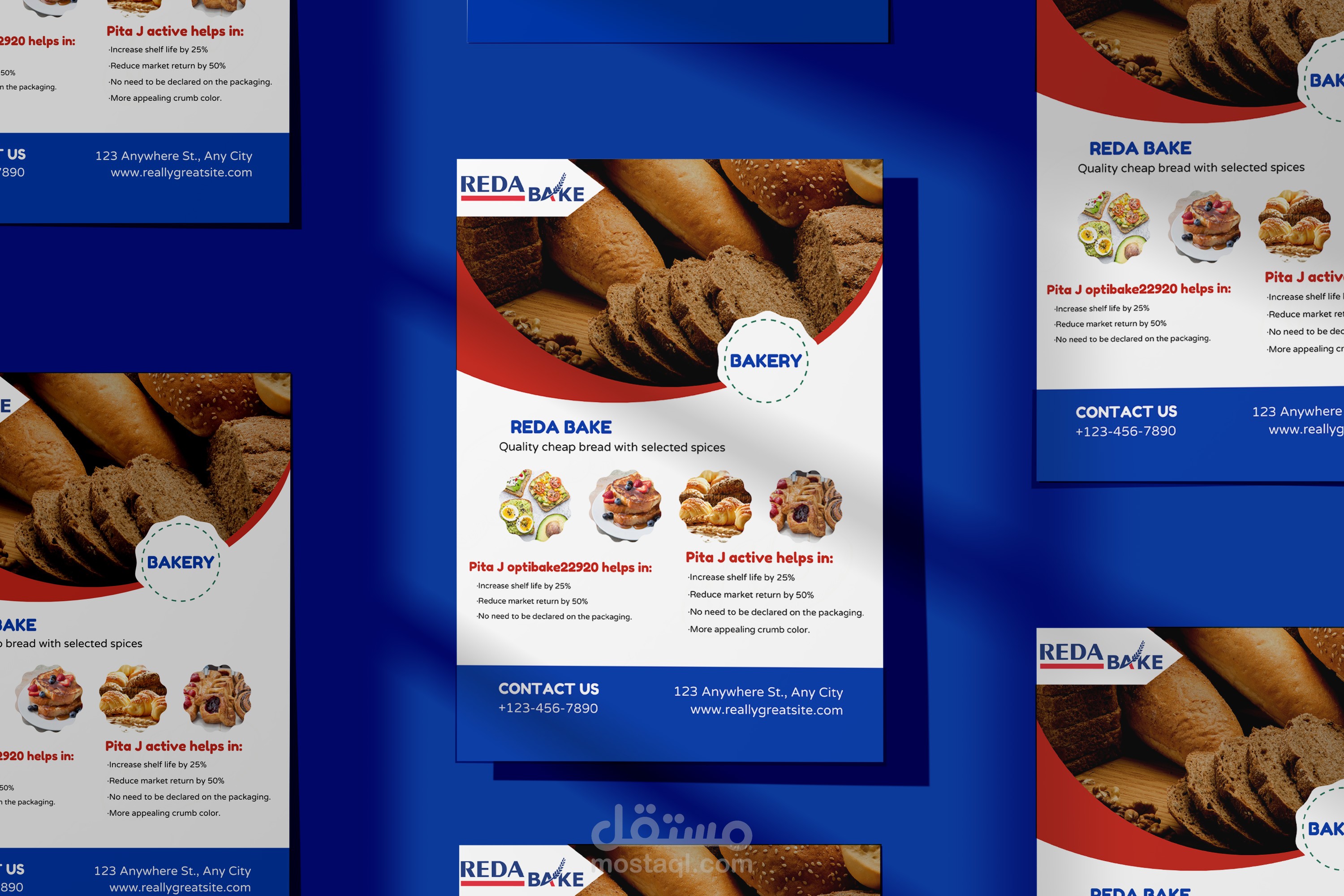 REDA BAKE flyer design | مستقل