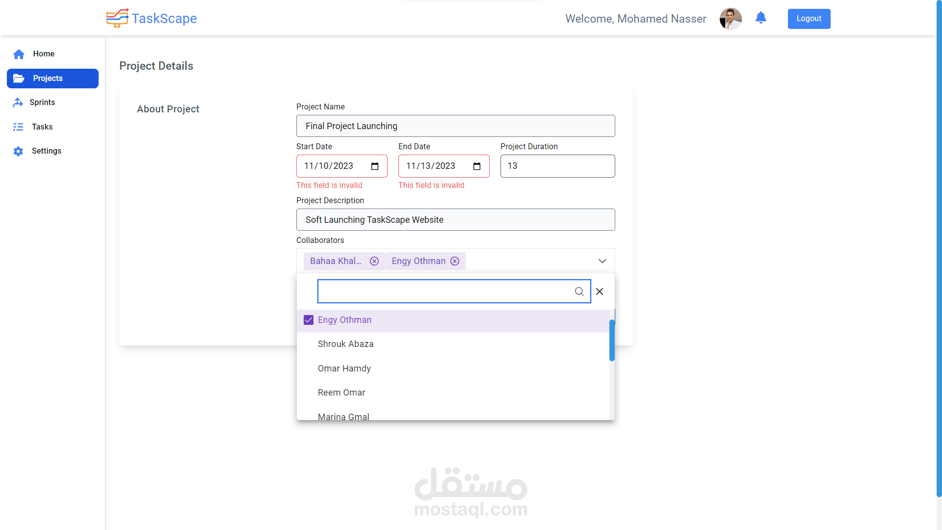 Taskscape (task managment system) | مستقل