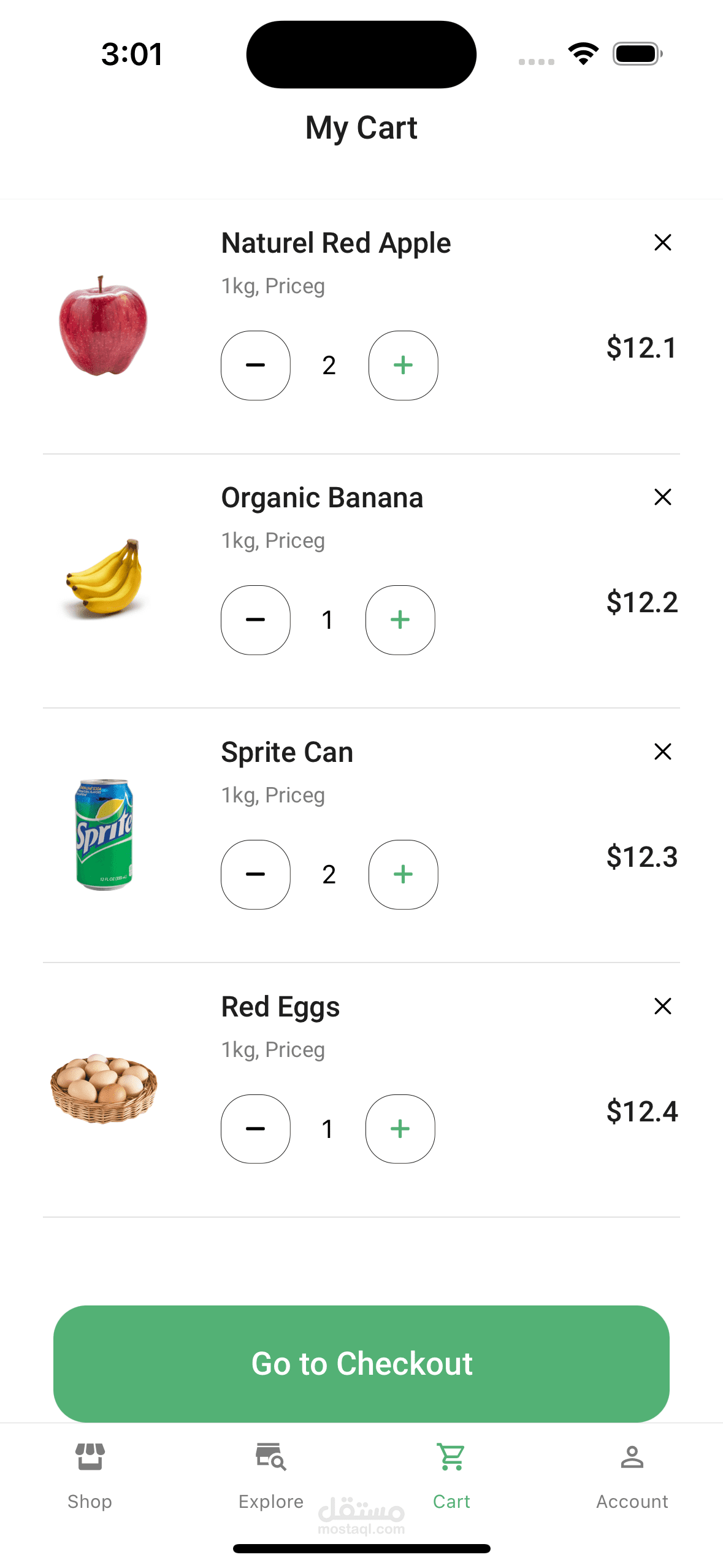 Nectar - Online E commerce app for Groceries | مستقل