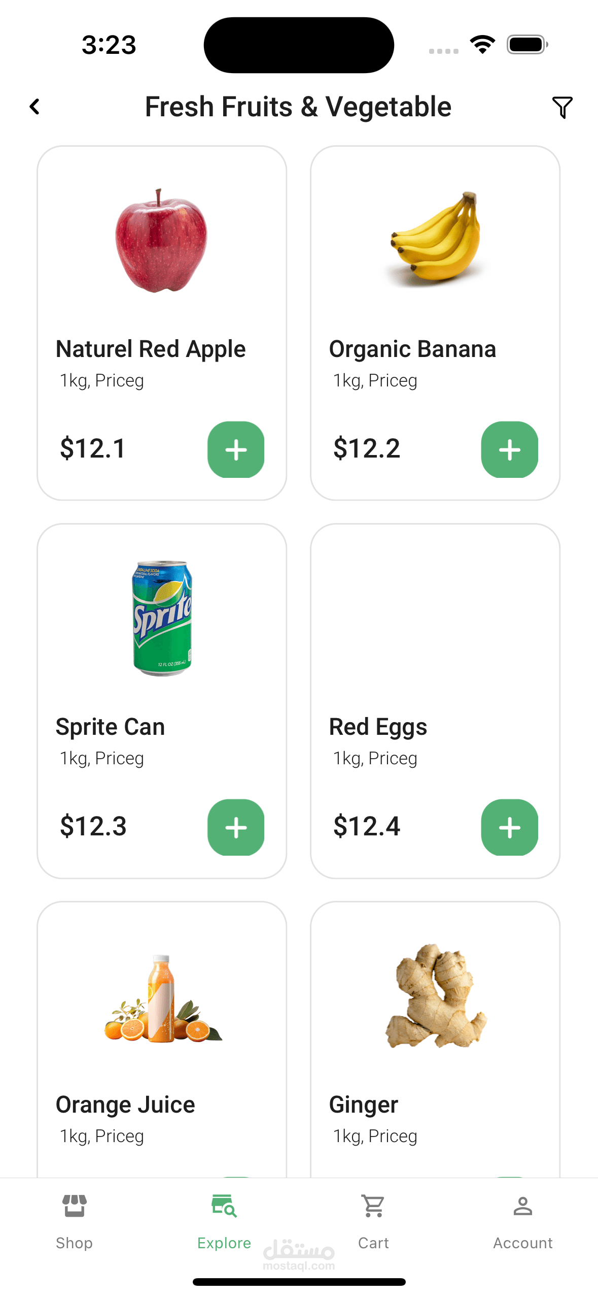 Nectar - Online E commerce app for Groceries | مستقل