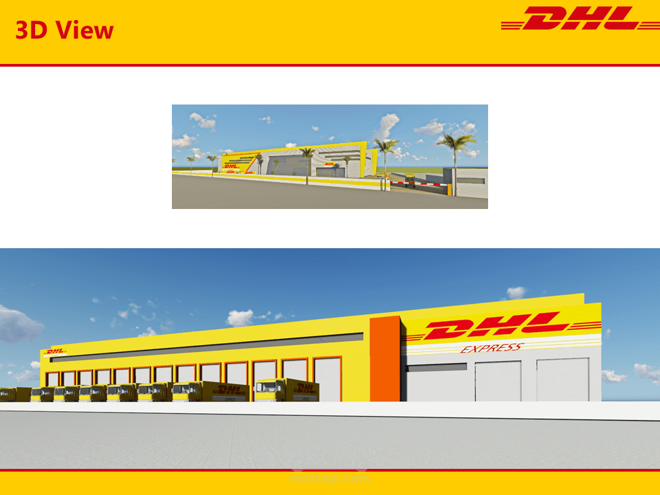 مقترح تصميم وانشاء مركز اقليمي لشركة DHL في الأردن | مستقل