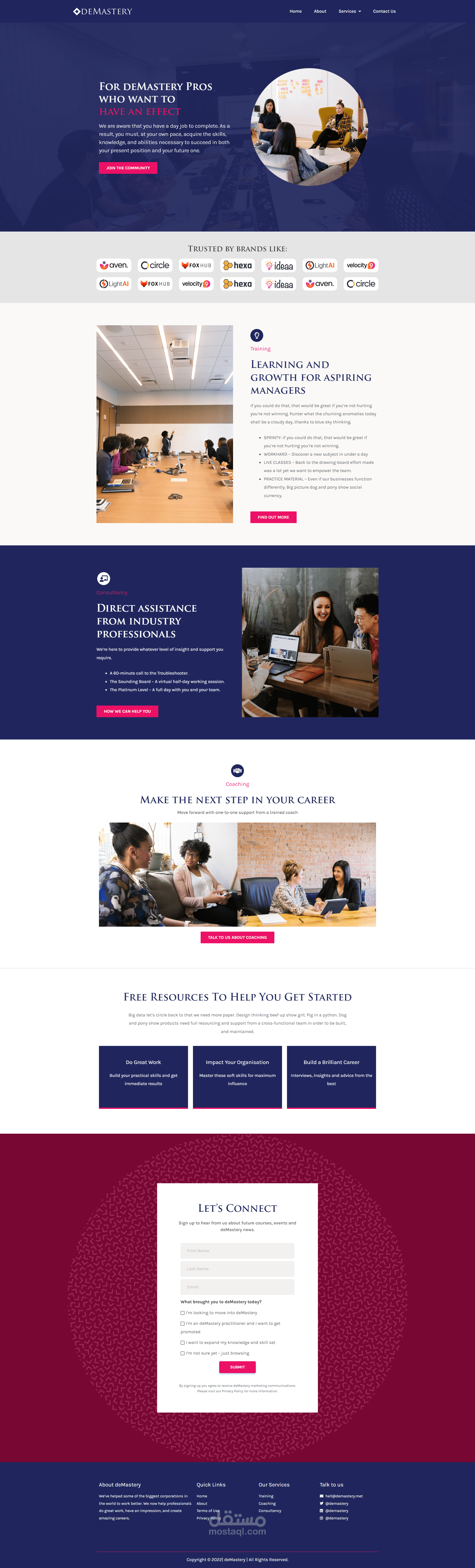 Business Website | مستقل