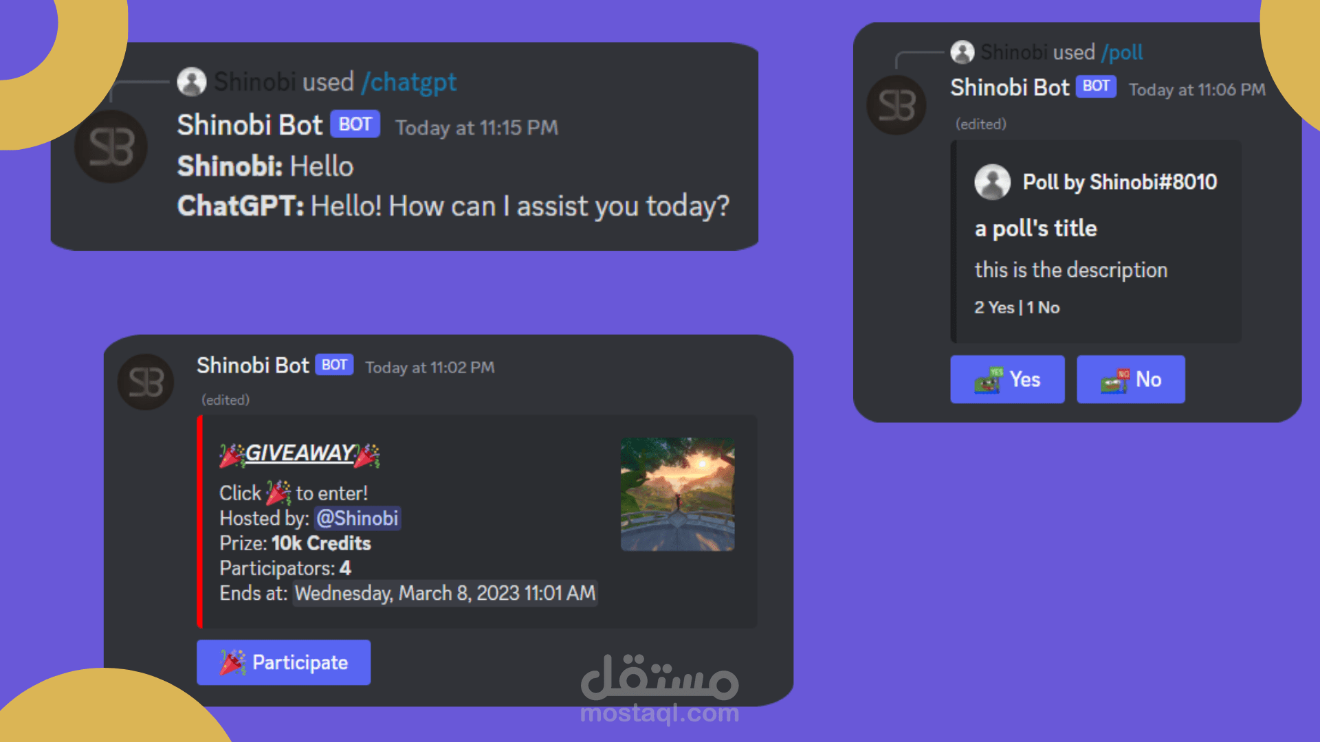 Shinobi Bot | مستقل