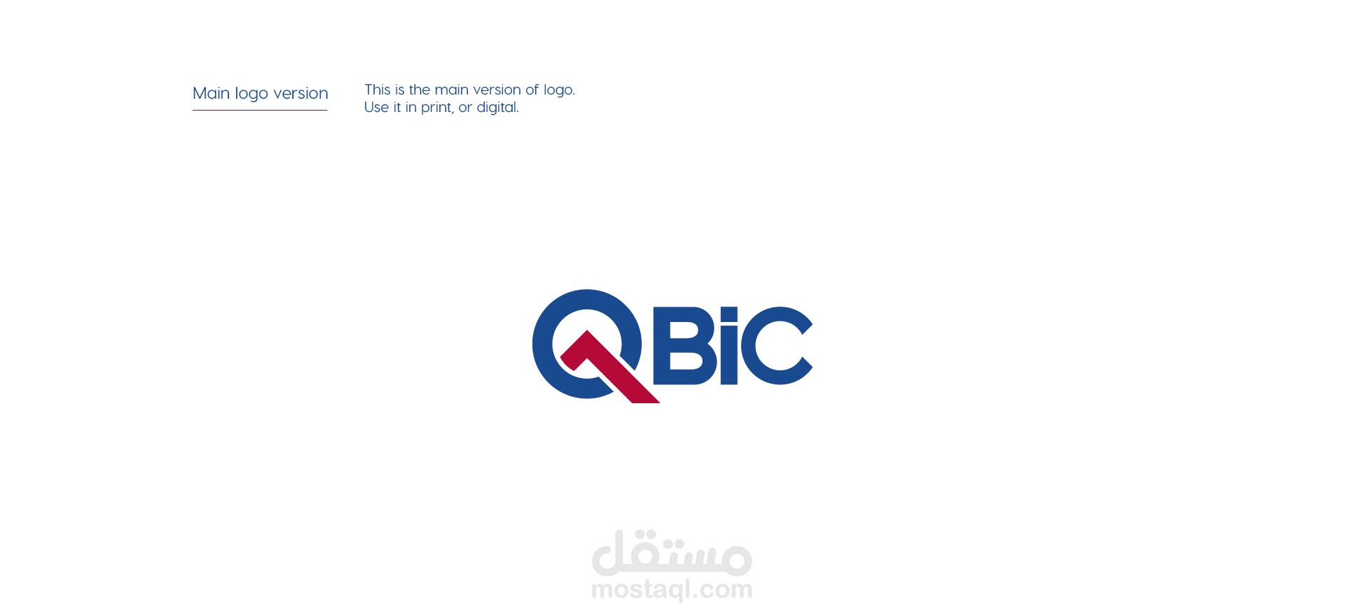QBIC / Logo & Brand Identity / Egypt | مستقل
