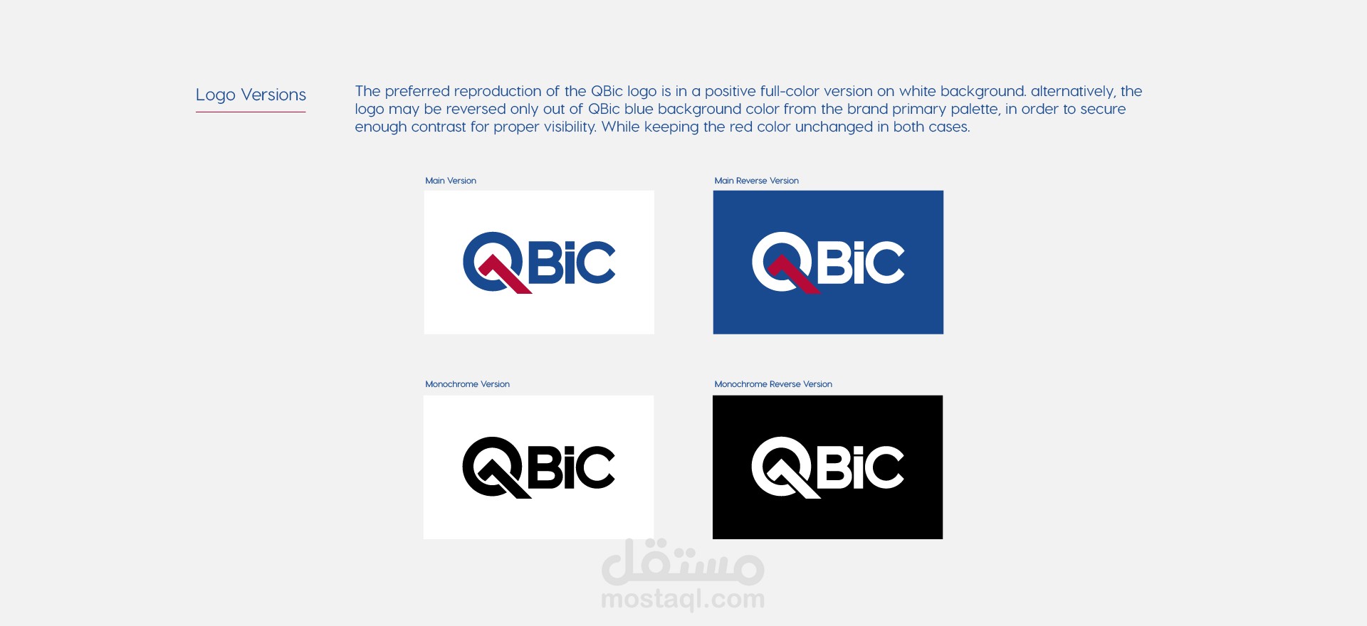 QBIC / Logo & Brand Identity / Egypt | مستقل