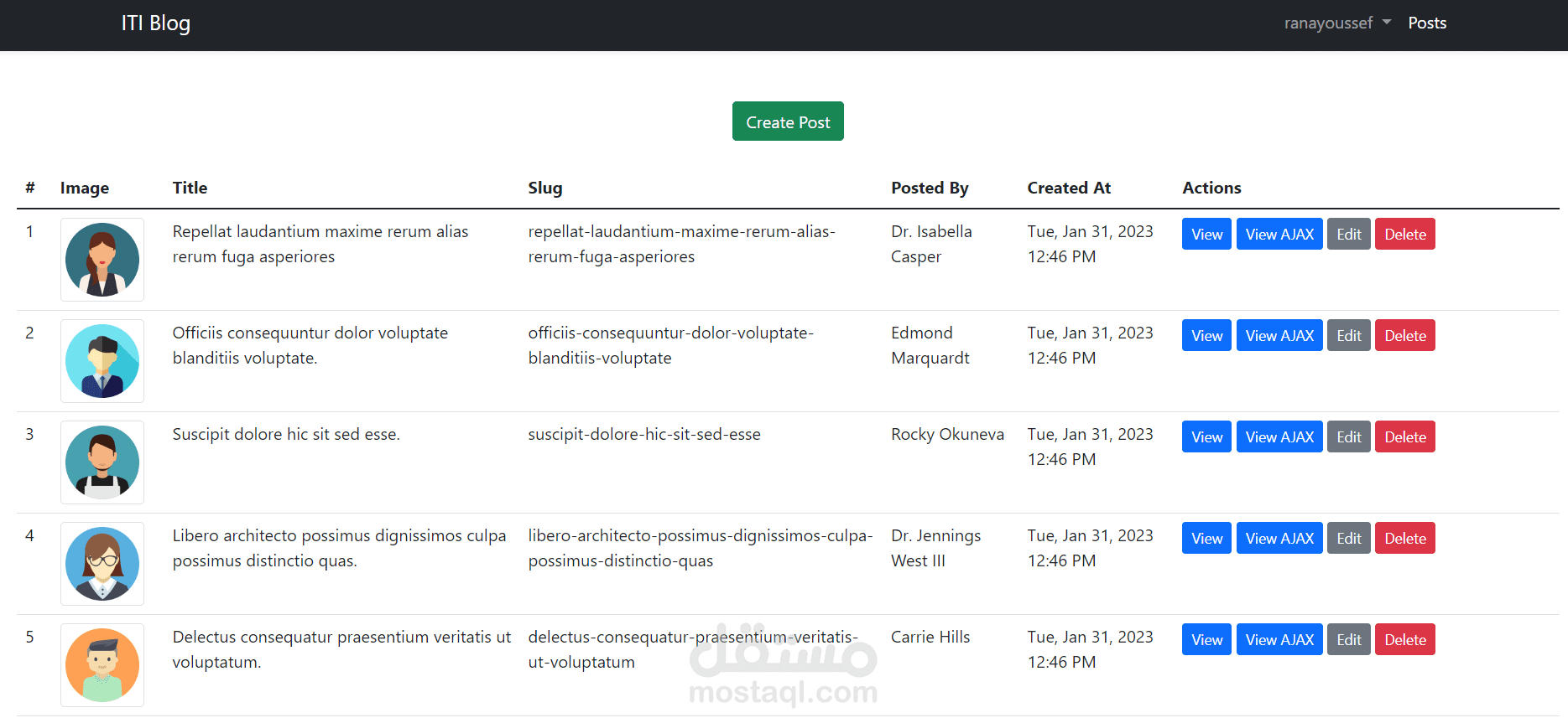 تصميم او برمجة موقع Laravel + HTML+ CSS3 + JavaScript + PHP + MySql | مستقل
