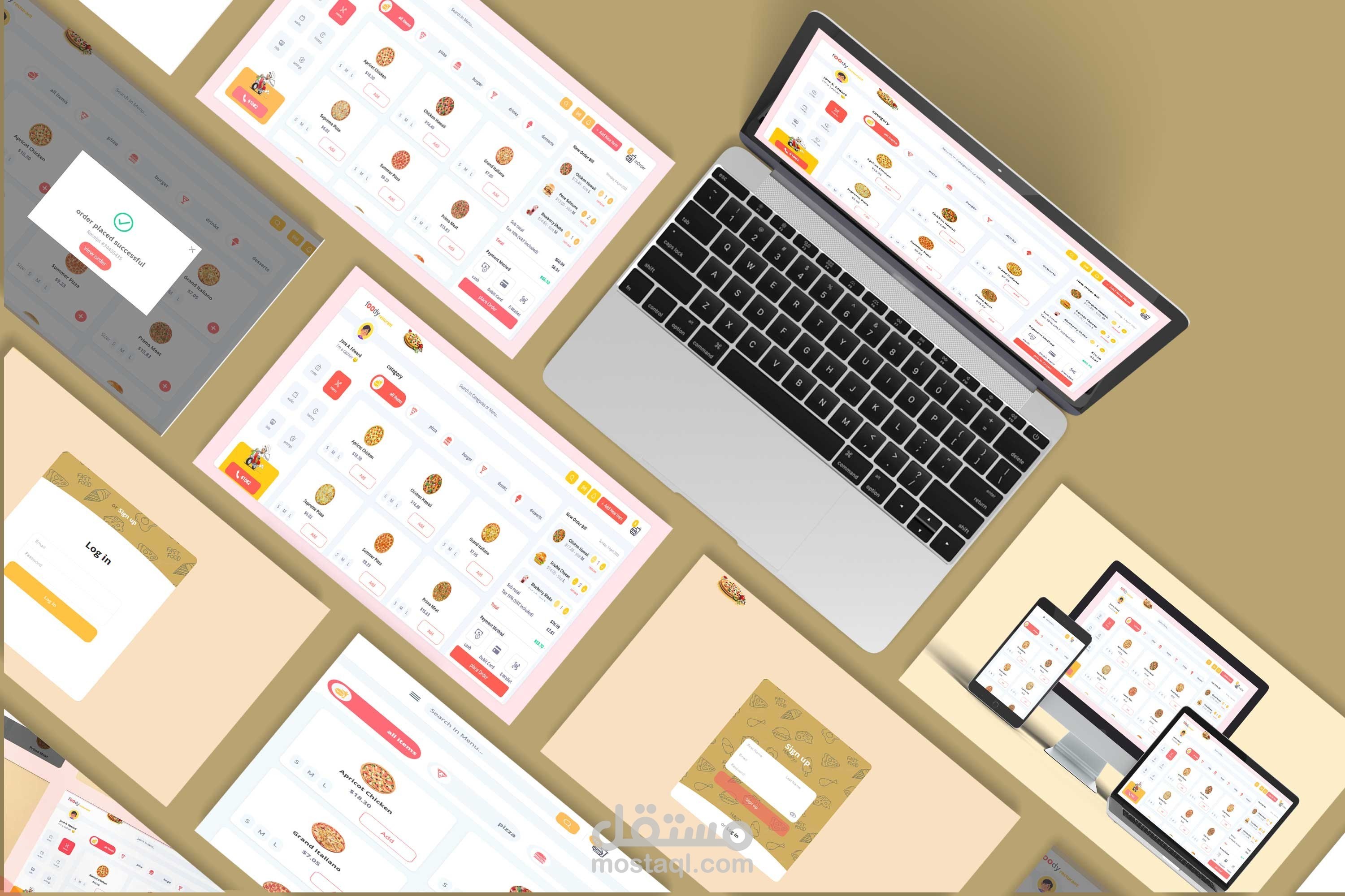 Foody - POS System For Restaurant | React.js App | مستقل