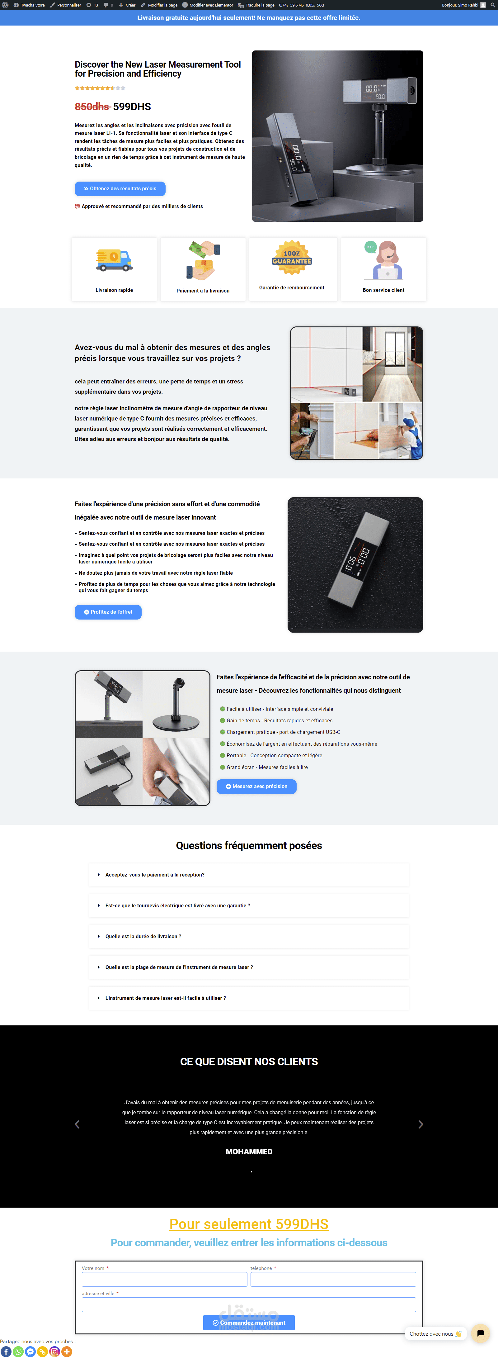 تصميم و إنشاء صفحة الهبوط في wordpress باستخدام elementor pro | مستقل