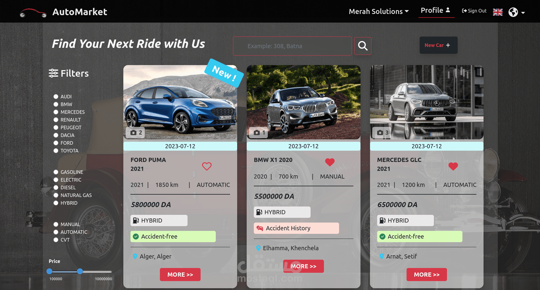 AutoMarket | مستقل