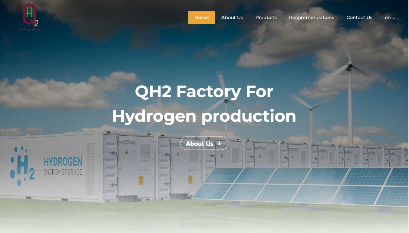 Hydrogen & Clean Energy: A Professional Single-Page Multilingual WordPress Website | مستقل