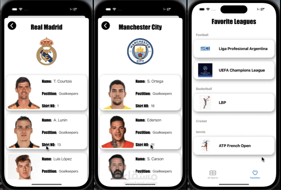 تطبيق SportsApp لمتابعة نتائج مباريات الرياضات المختلفه | مستقل