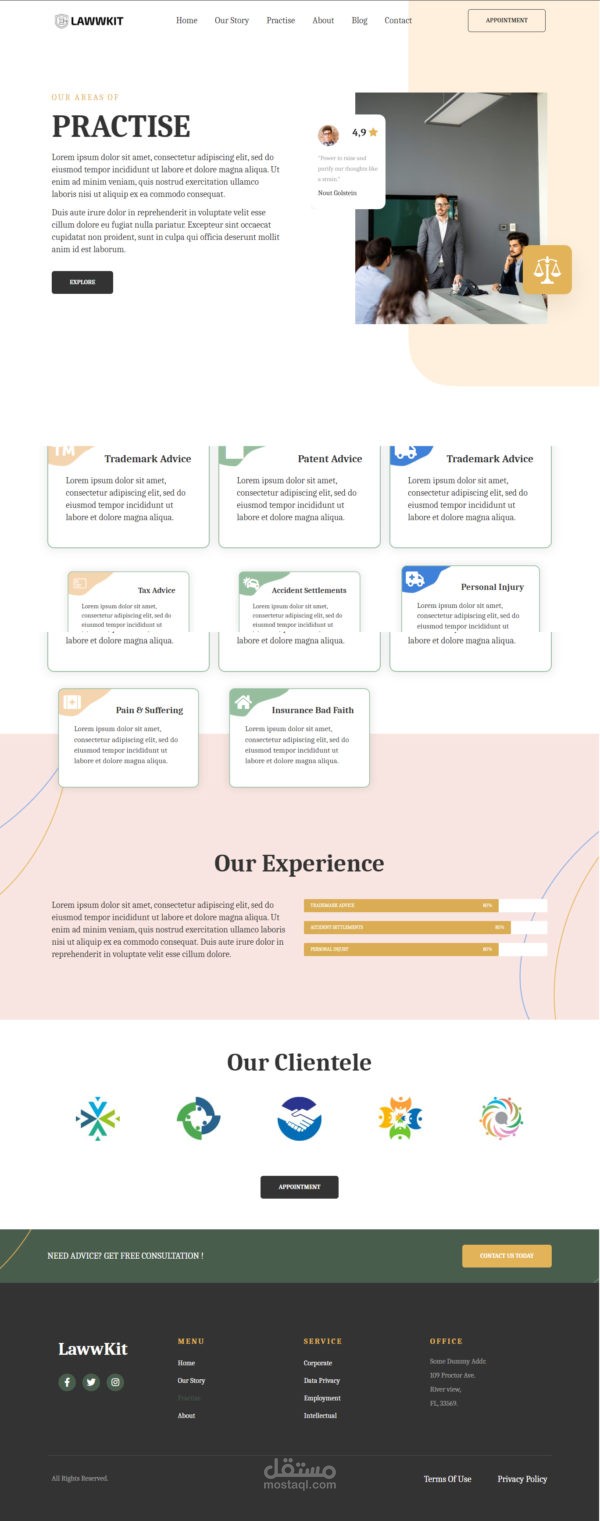 Lawwkit-Legal-Practice-Elementor-Template | مستقل