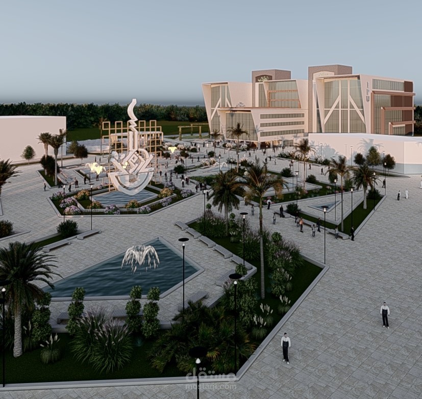 مشروع كلية عمارة وسكن جامعي | مستقل