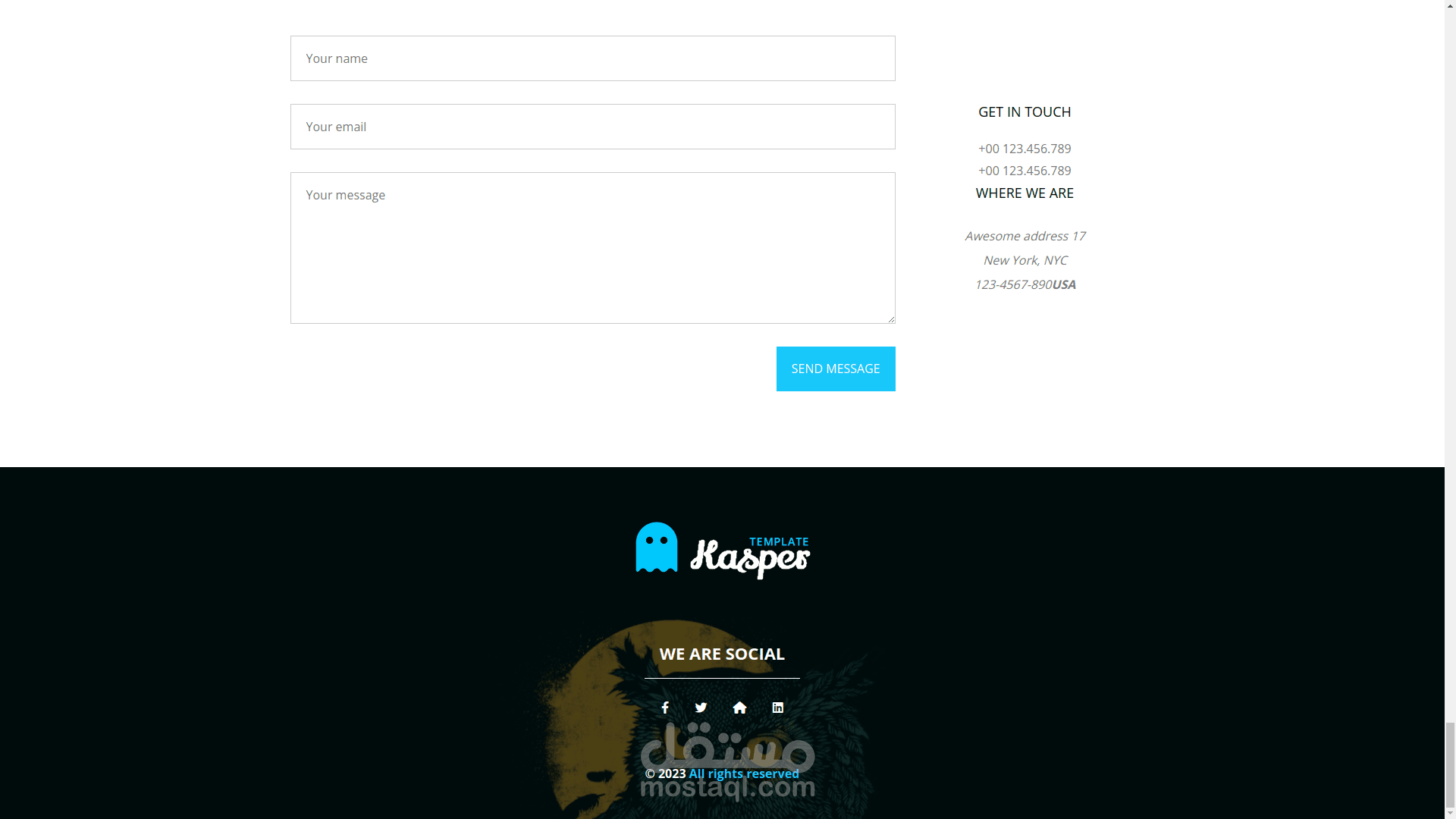 Kasper template | مستقل