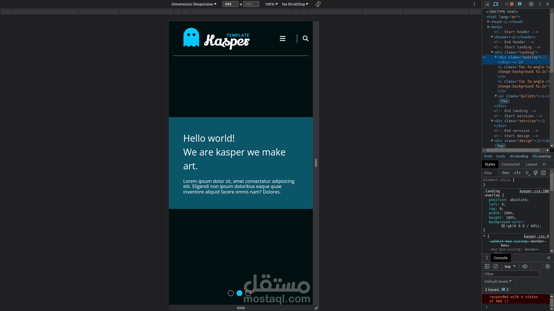 Kasper template | مستقل