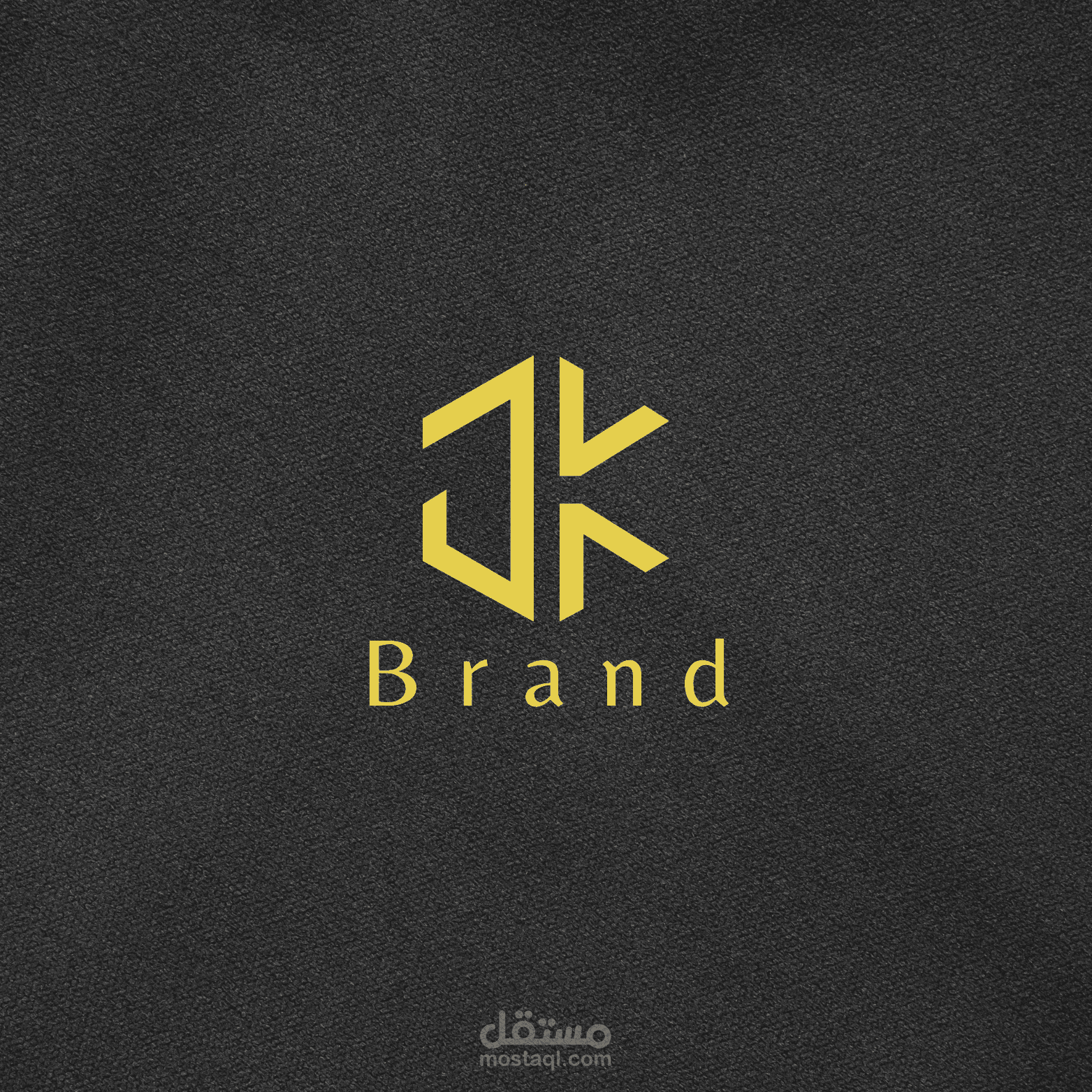تصميم هوية بصرية لبيدج JK BRAND | مستقل