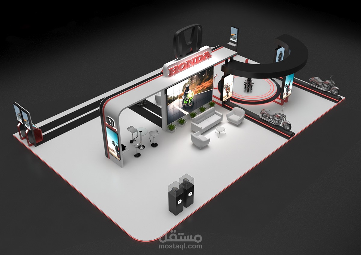 Honda booth design | مستقل