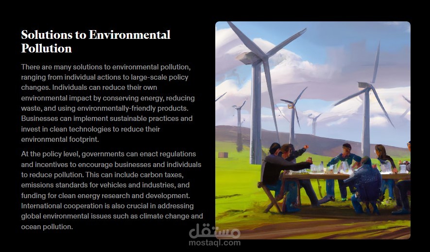 presentation about : the slow poisoning of our planet / عرض احترافي حول ...