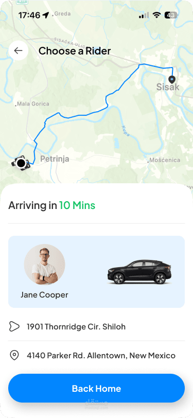 full-stack Uber Clone Application | مستقل