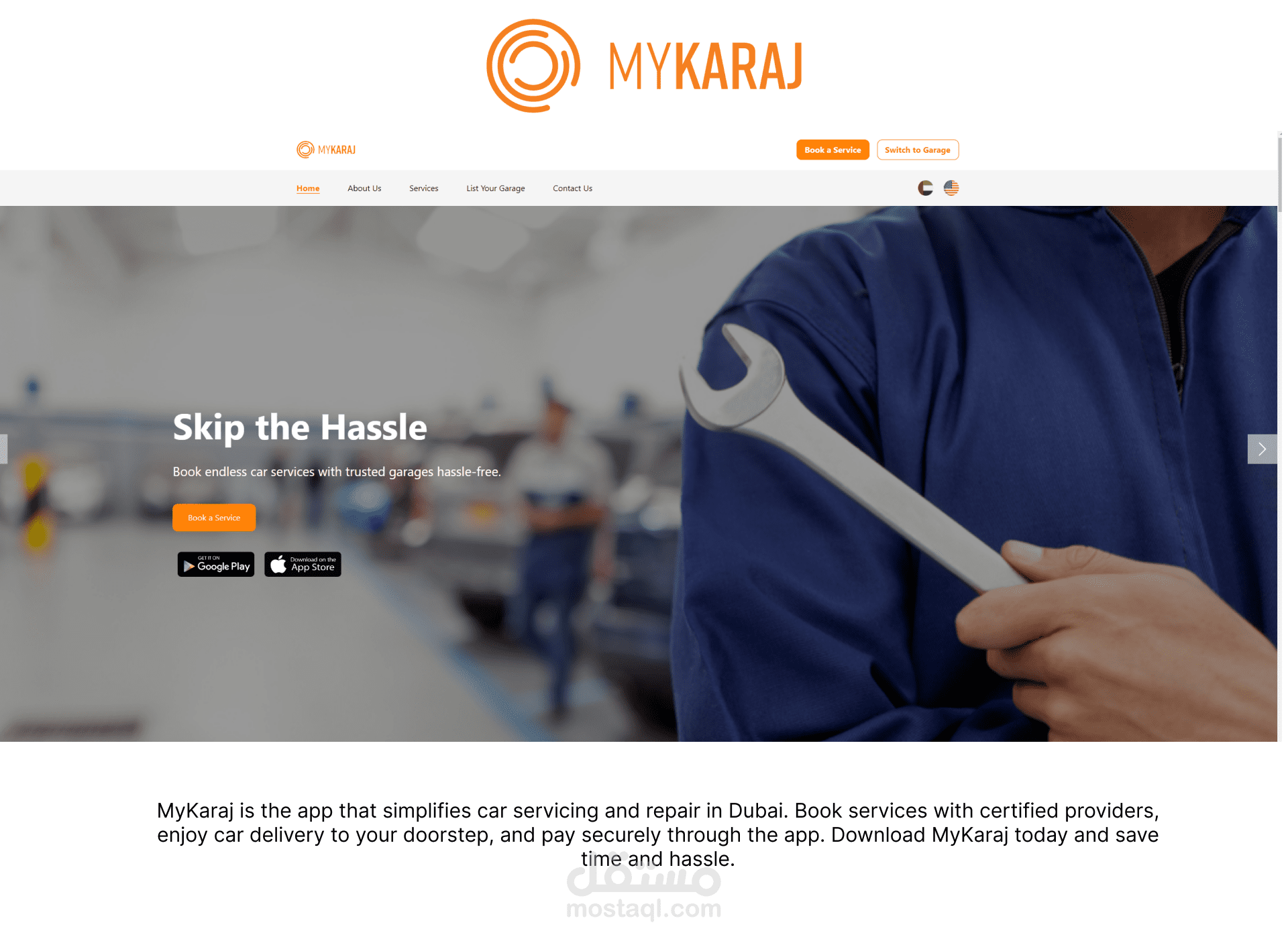 MyKaraj - Mobile Application & Website & Full visual identity | مستقل