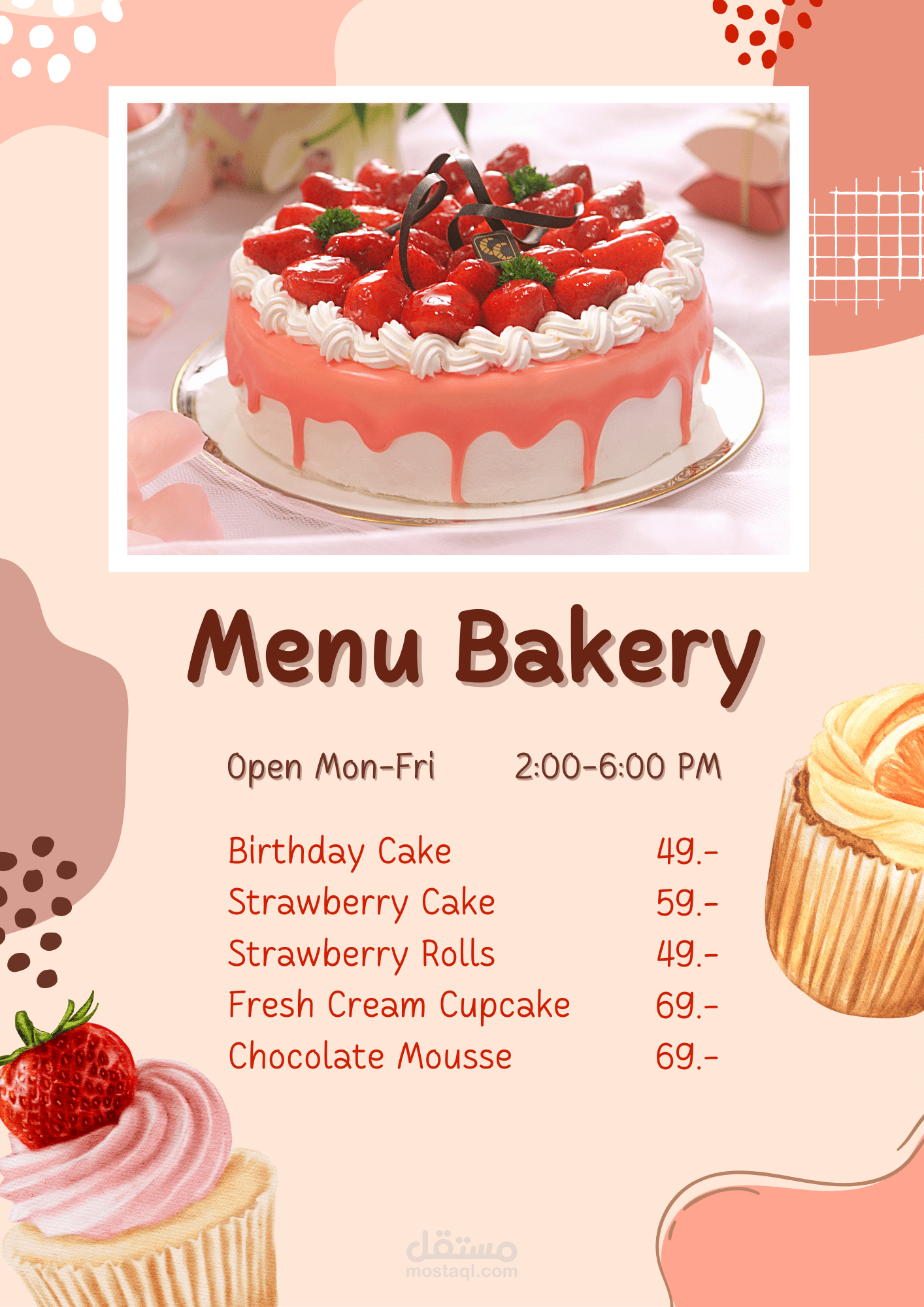 Menu Food And Drinks 