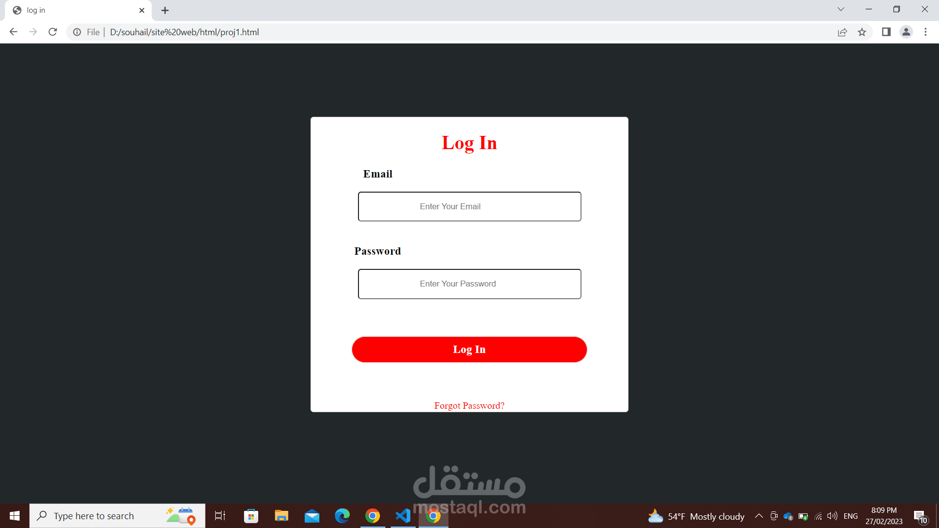تصميم صفحة ويب باستخدام Html5,Css3,Java-Script,bootstrap | مستقل تصميم صفحة ويب باستخدام Html5,Css3,Java-Script,bootstrap | مستقل