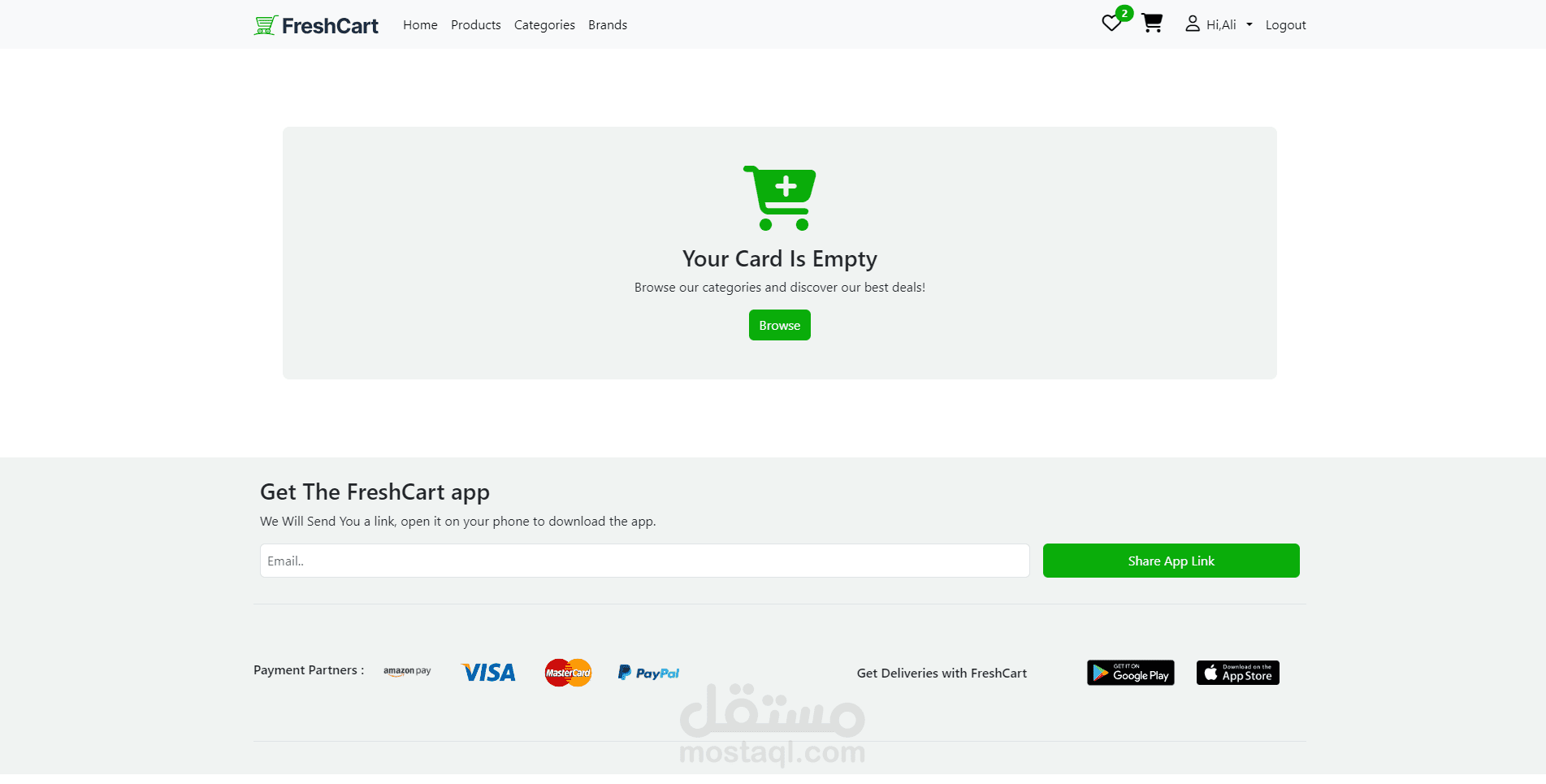 Fresh Cart | مستقل