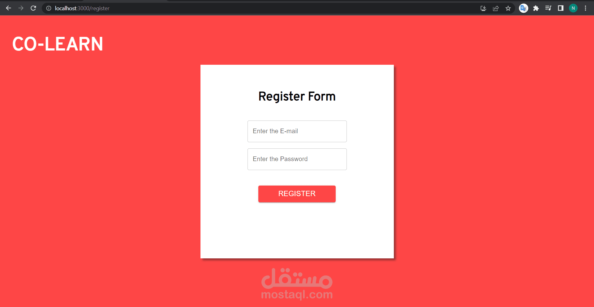 Login &Register using Firebase | مستقل