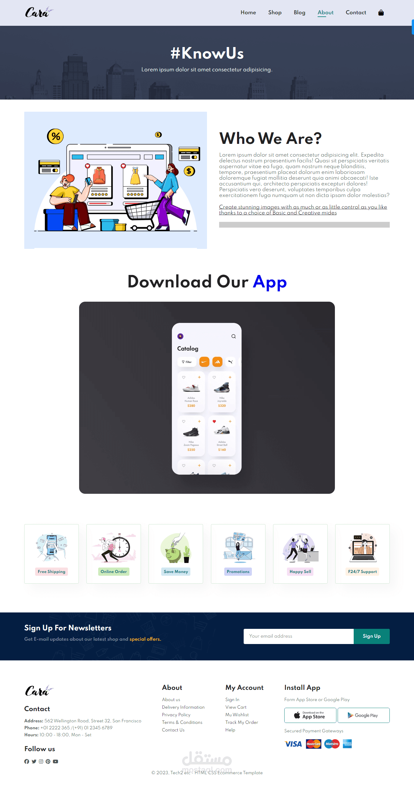Ecommerce Website With Html Css Javascript مستقل