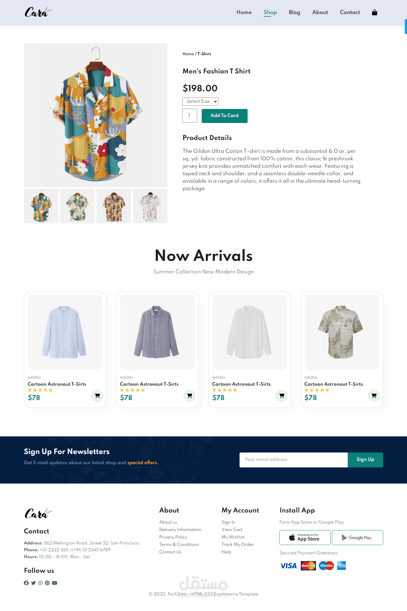 Ecommerce Website With Html Css Javascript مستقل