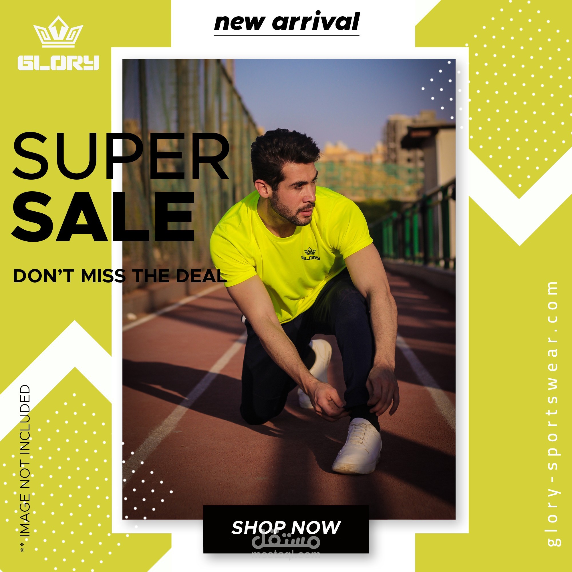 Glory sport clothes social media posts and posters for printing | مستقل