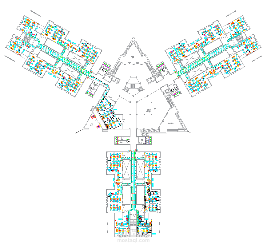اعمال shop drawing لنظام VRF خاص بمبنى اختبارات | مستقل