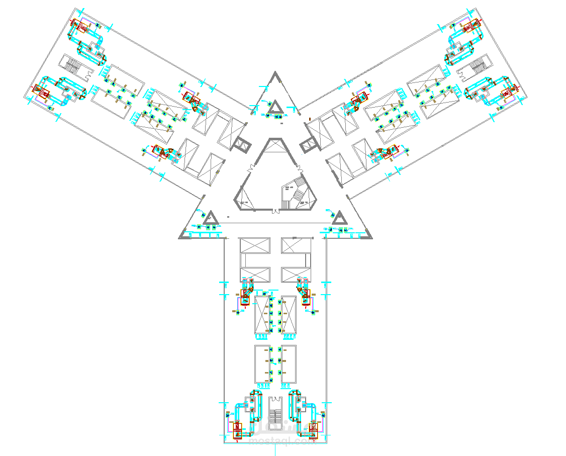 اعمال shop drawing لنظام VRF خاص بمبنى اختبارات | مستقل