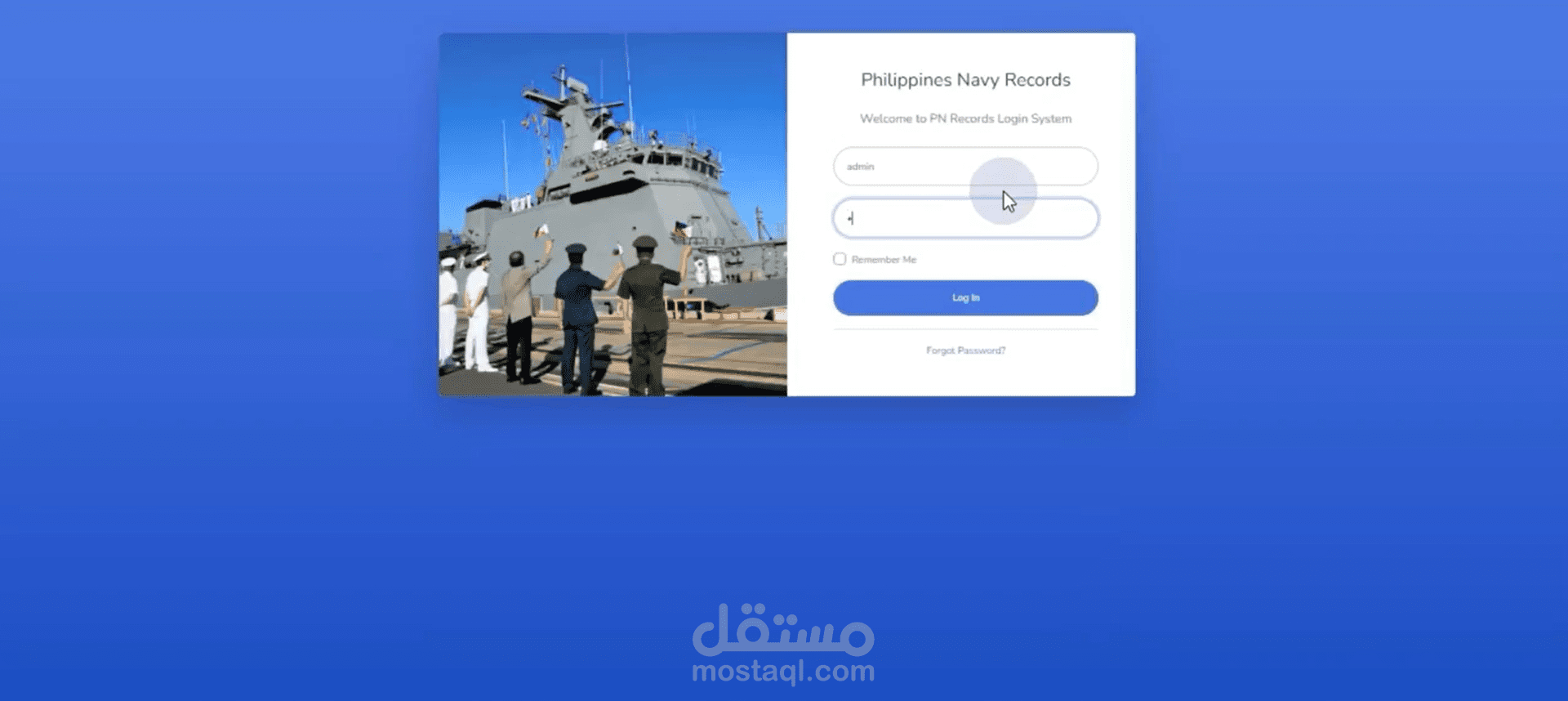 Develop web management software Establish IT infrastructure in PH Navy ...