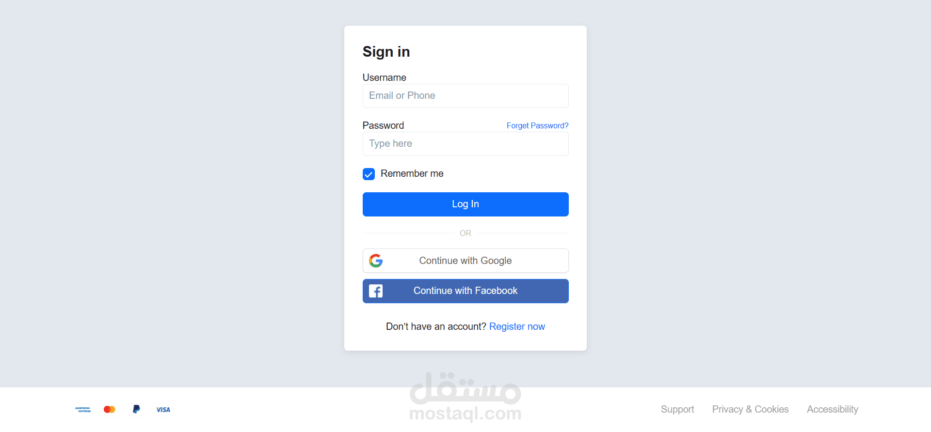 تصميم وبرمجة وتطوير موقع الكتروني باستخدام Reactjs Nodejs Expressjs Mongodb عبارة عن