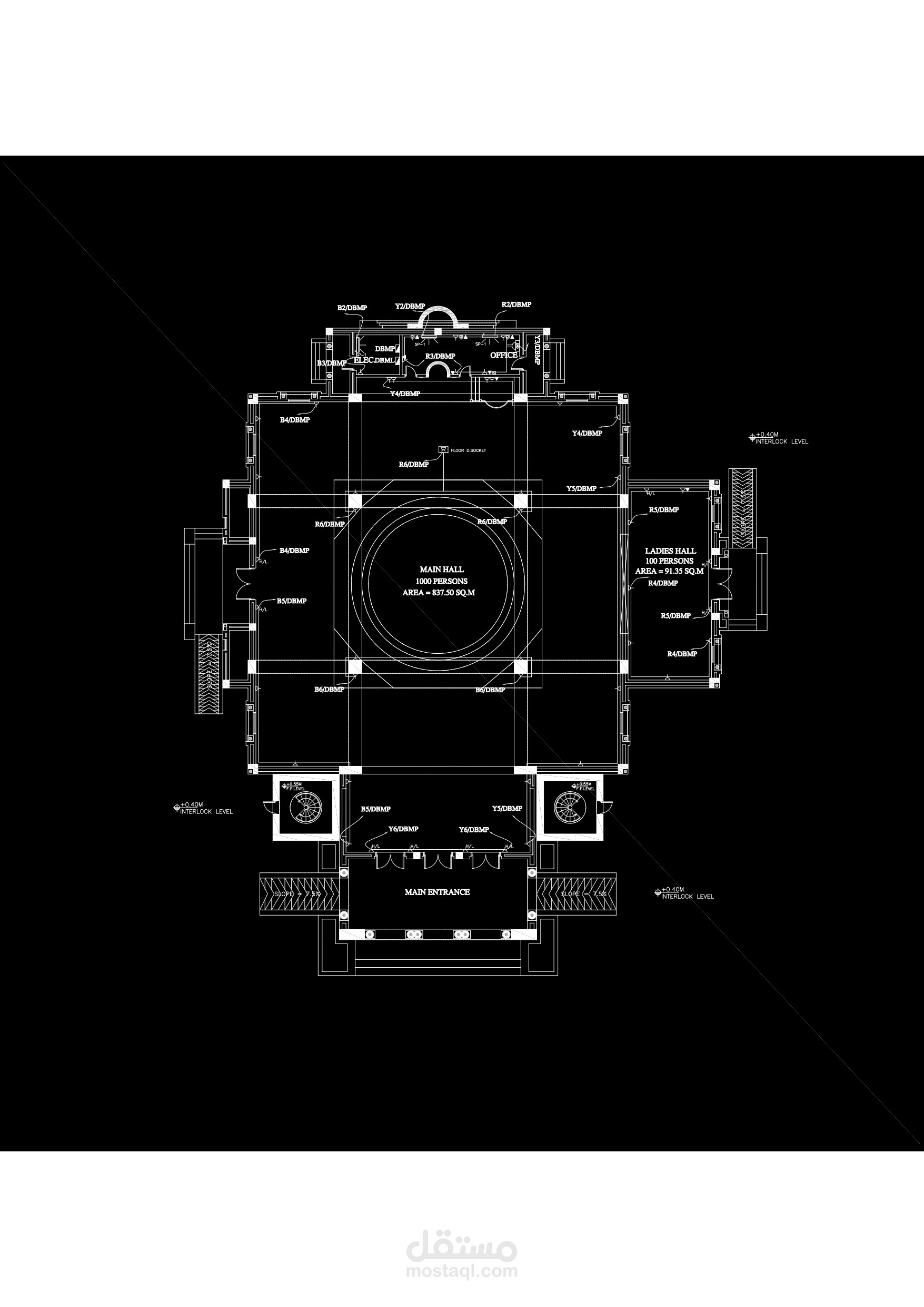 ELECTRICAL DESIGN FOR MOSQUE | مستقل