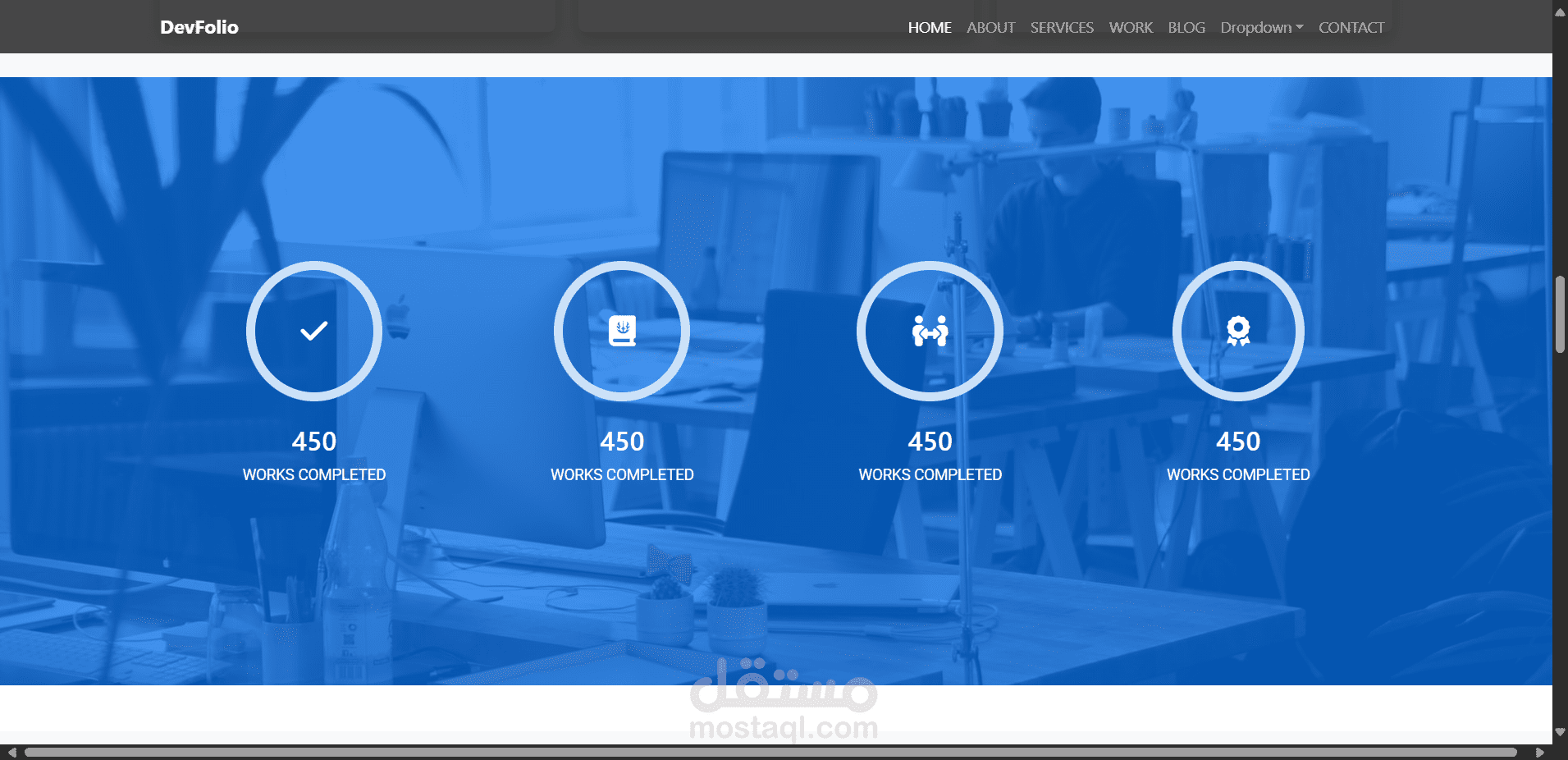 DevFolio Portfolio | مستقل