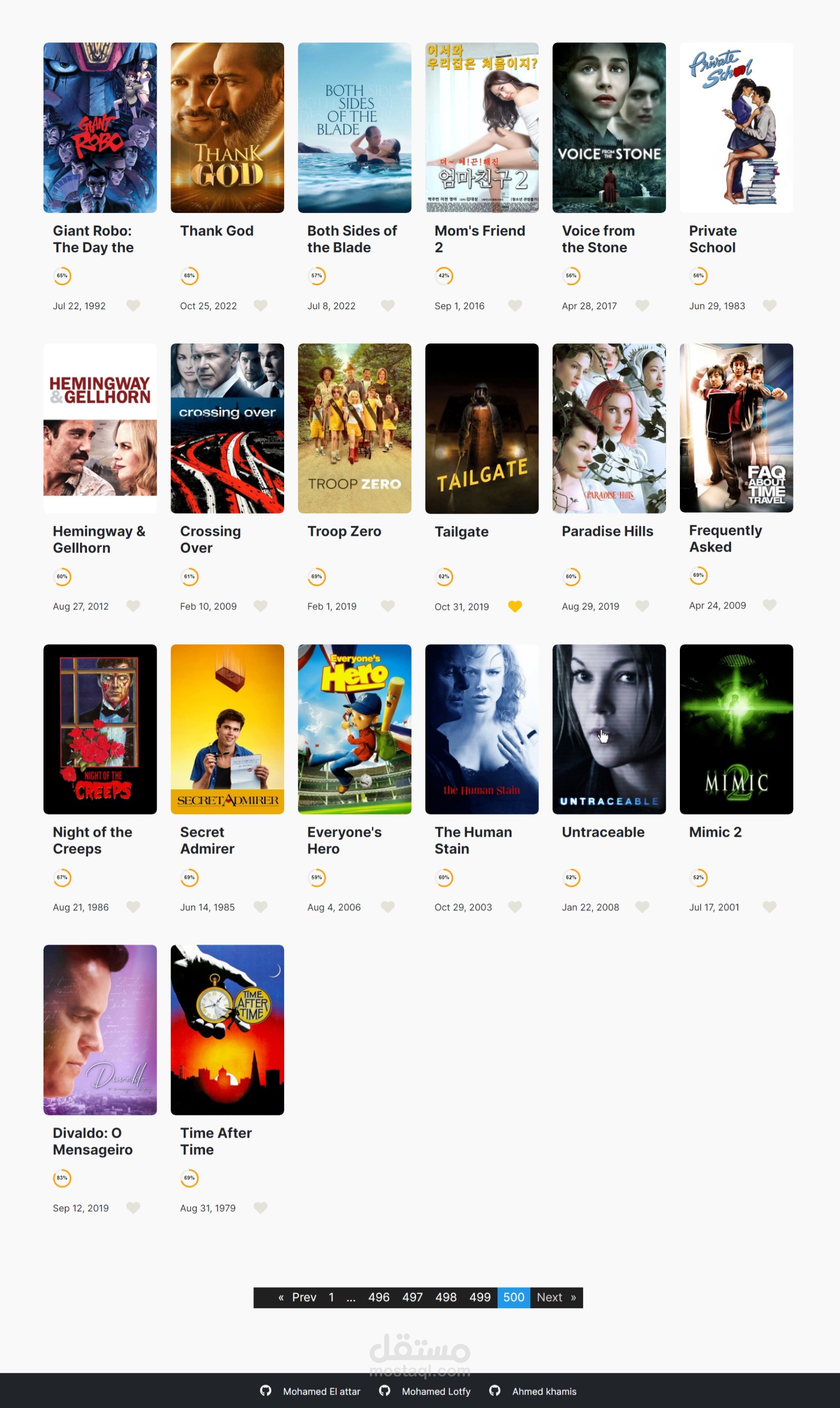 Cinemafy Movie App | مستقل