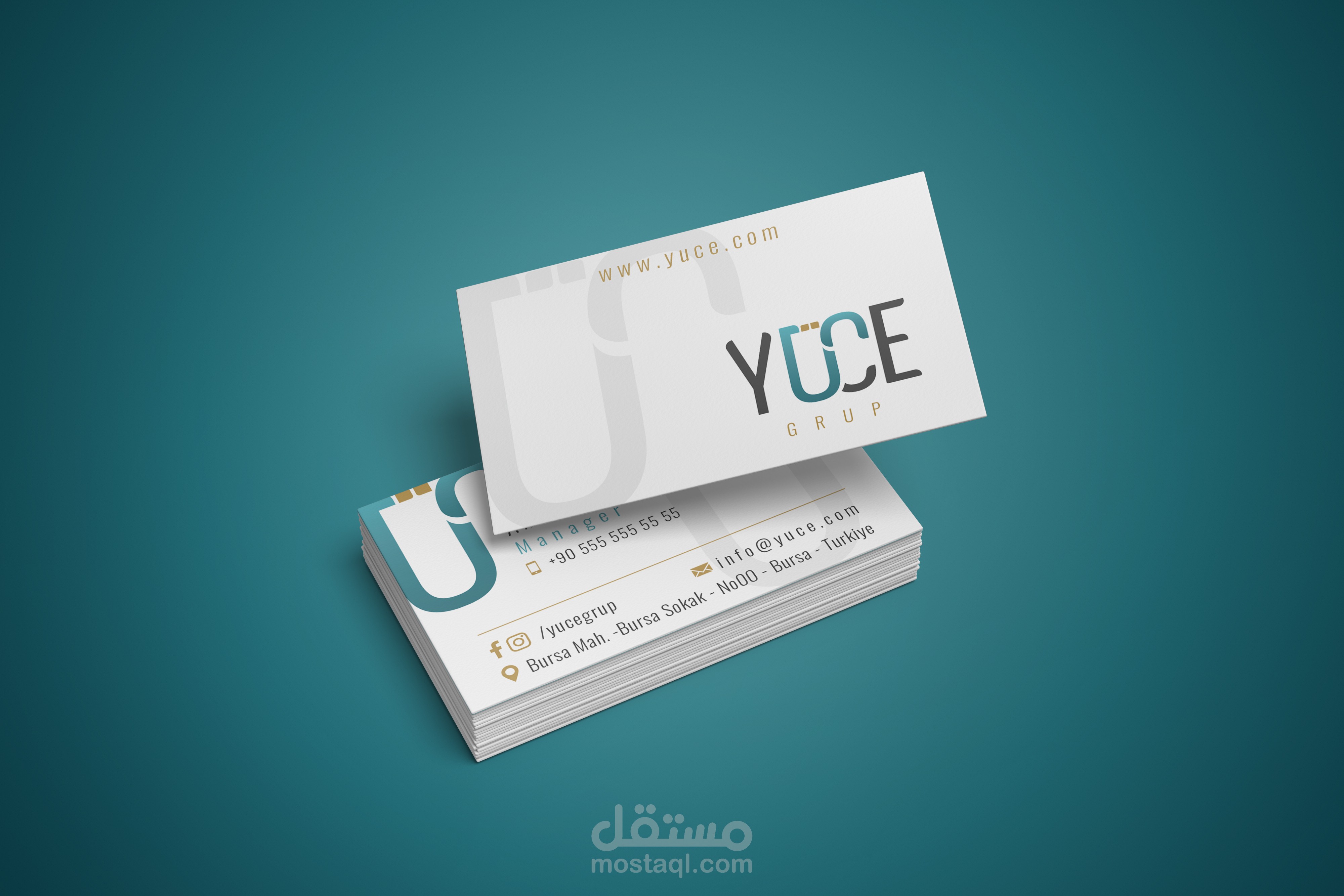 YUCE Grup - الشعار والهوية البصرية | مستقل